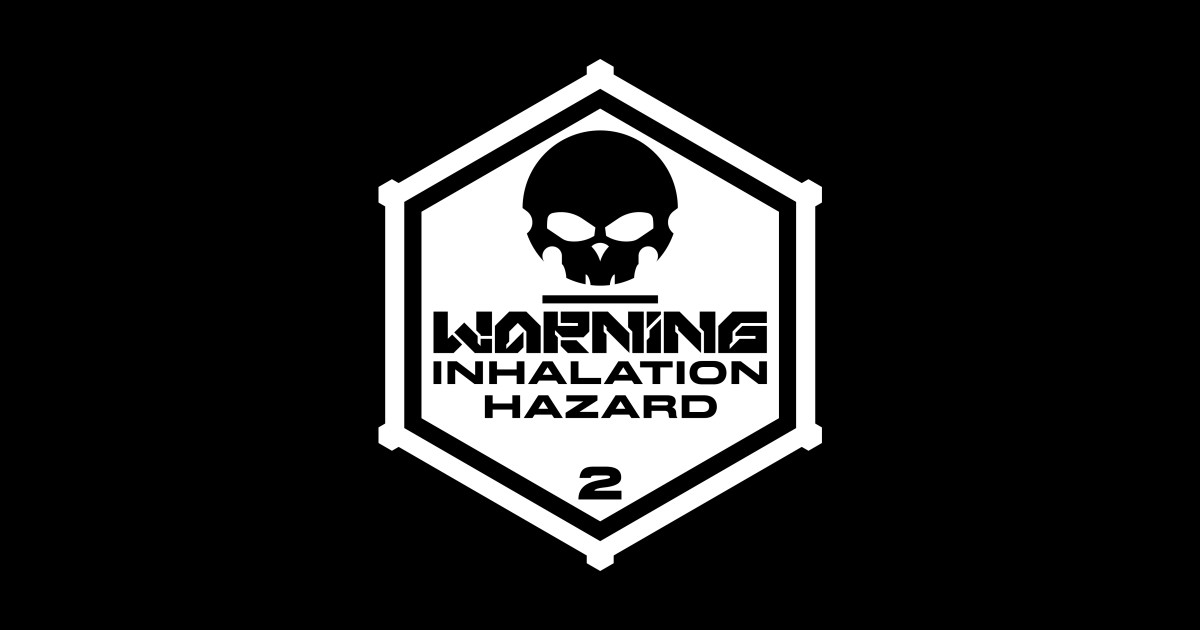 Warning: Inhalation Hazard - Design - Sticker | TeePublic