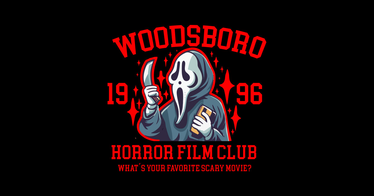 Woodsboro Scream Scary Movie - Woodsboro Scream - Sticker | TeePublic