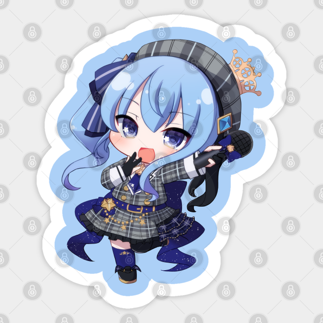 Suisei Hololive - Hoshimachi Suisei - Sticker | TeePublic