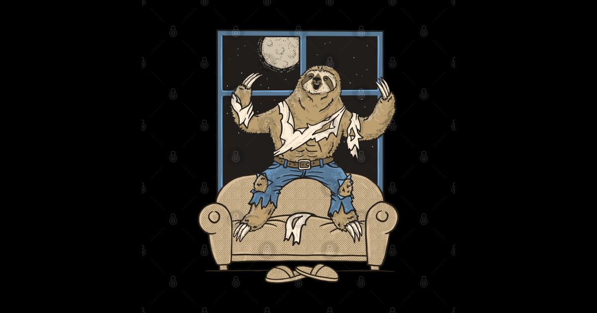 Transformation into sloths - Sloth - Magnet | TeePublic