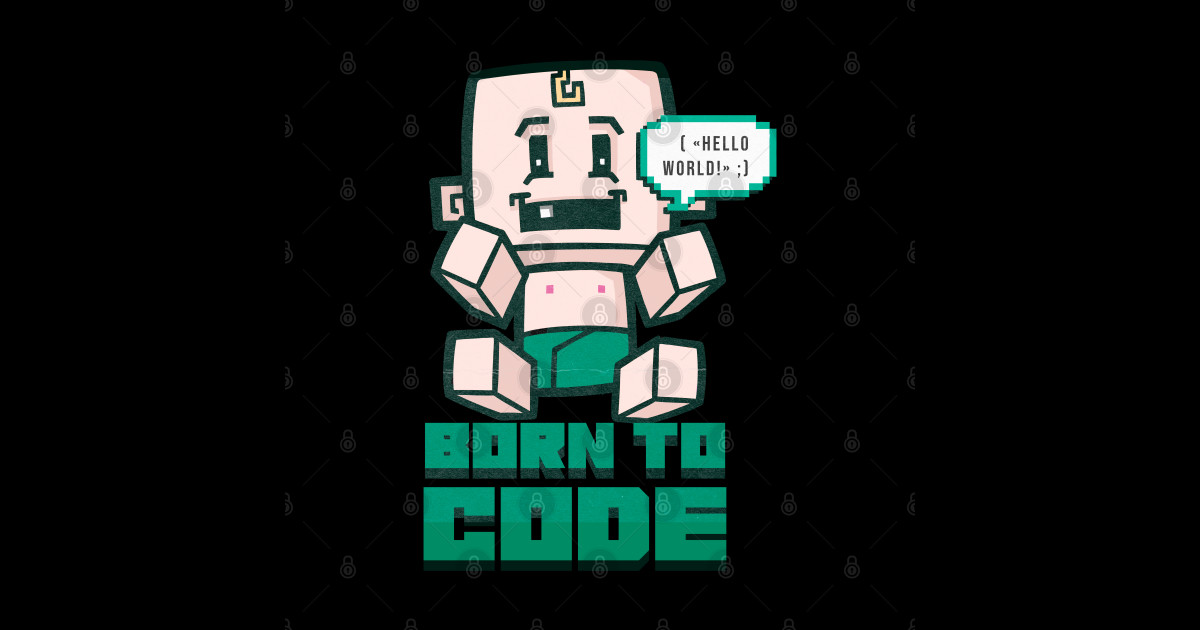 Born to code - It Programmer - Sticker | TeePublic