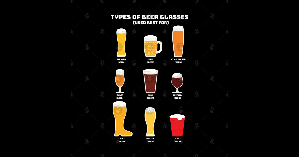 Beer glass chart - Beer Chart - Posters and Art Prints | TeePublic