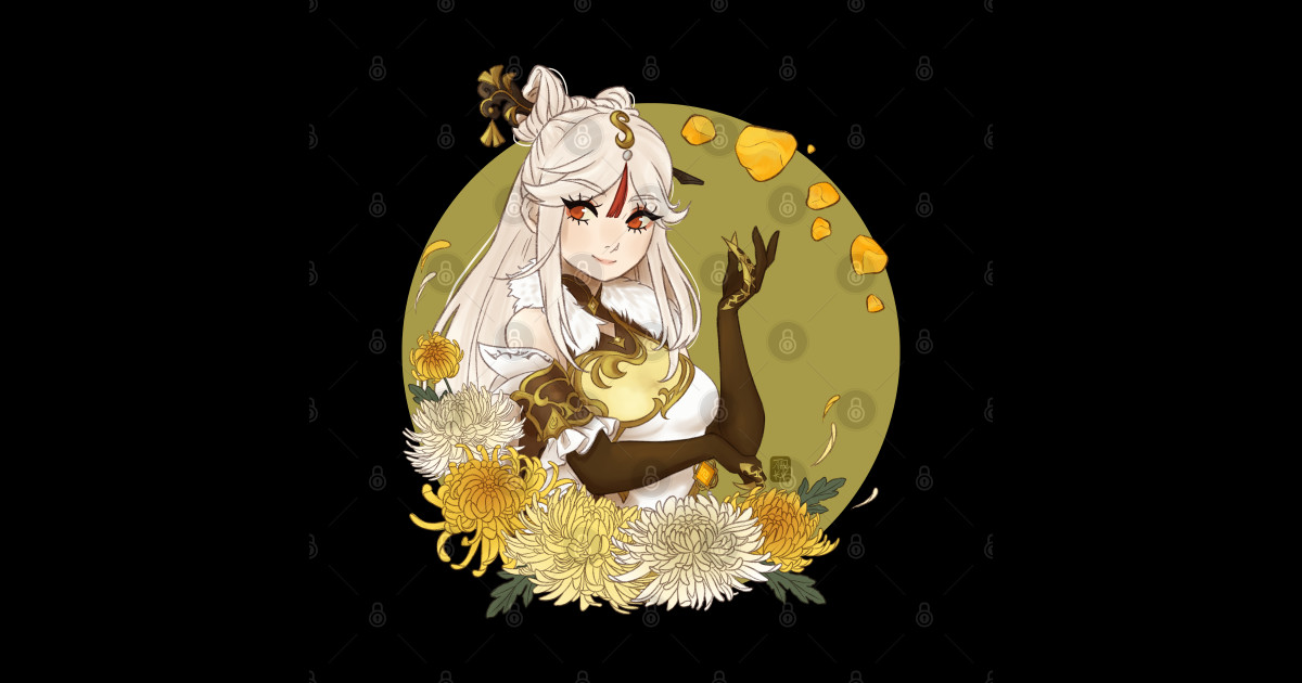 Ningguang, Genshin Impact - Genshin Impact - Sticker | TeePublic