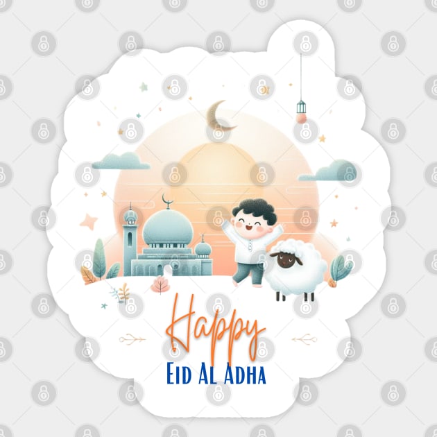 Happy Eid Al Aldha - Happy Eid - Sticker | TeePublic
