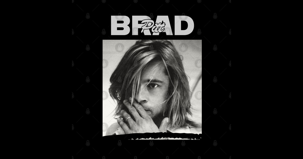 Brad Pitt / Vintage Photo - Brad Pitt - Sticker | TeePublic