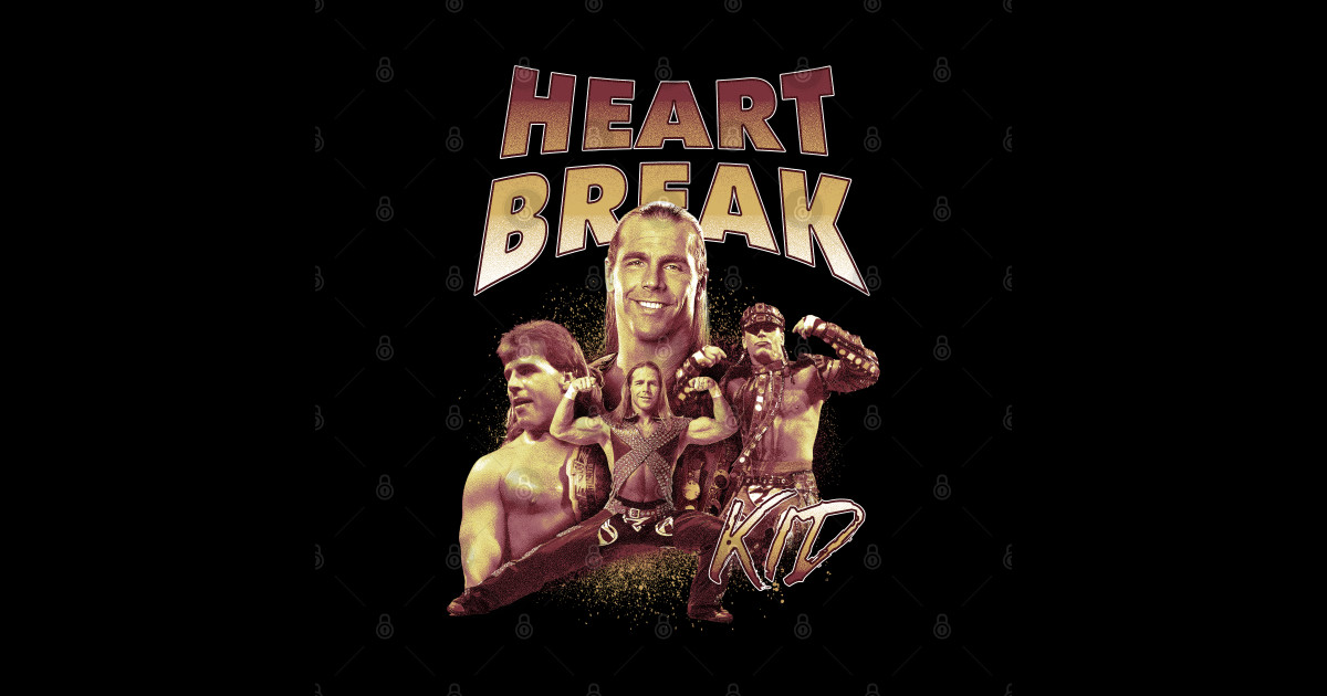 Shawn Michaels | heartbreak kid - Shawn Michaels - Sticker | TeePublic