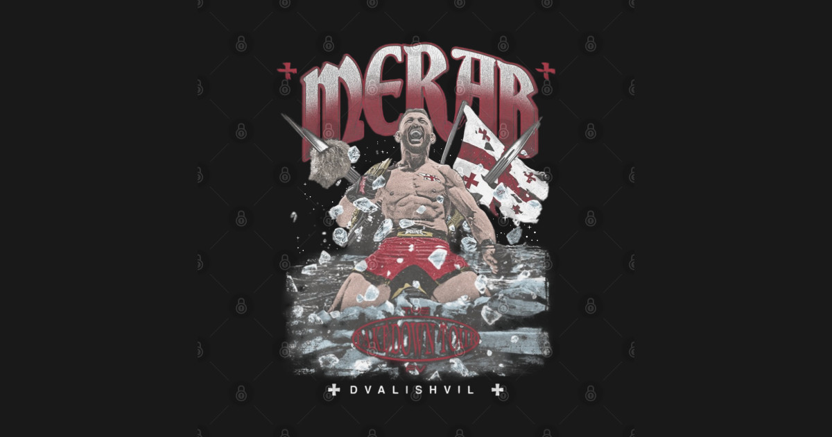 Merab Dvalishvili "The Machine Is Here" - Merab Dvalishvili - T-Shirt ...