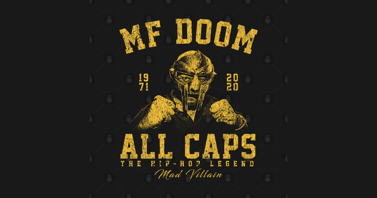 MF Doom Yellow - Mf Doom - T-Shirt | TeePublic