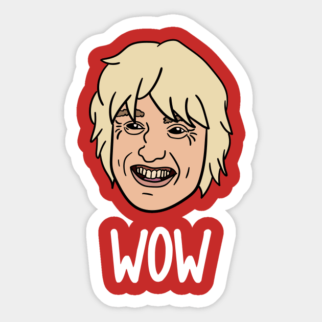 Owen Wilson Wow - Owen Wilson - Sticker | TeePublic