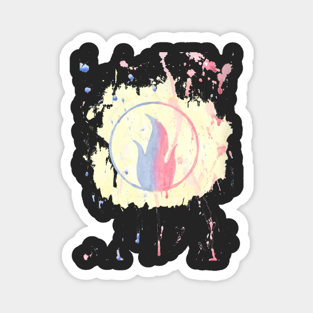 Watercolor Pyro logo - Team Fortress 2 - Magnet | TeePublic