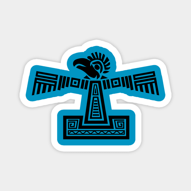 aztec eagle design