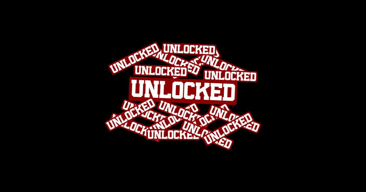Unlocked - Unlocked - Sticker | TeePublic