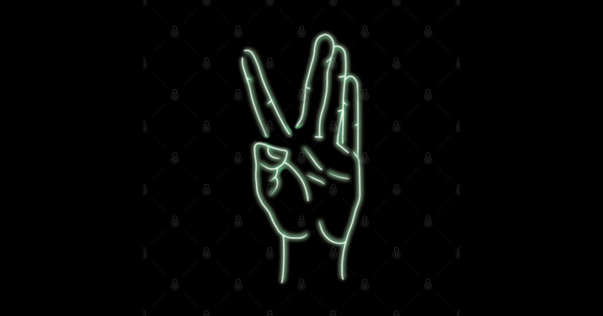 Hand Sign - Aesthetic - Sticker | TeePublic