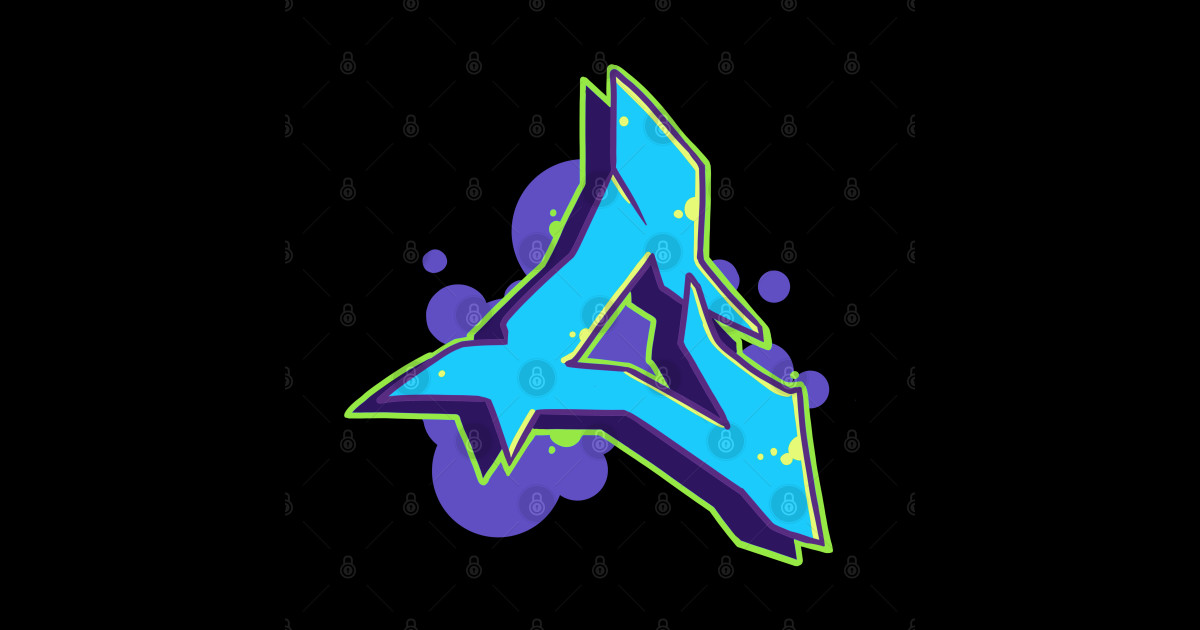 Letter C - Graffiti Street Art Style Blue - Graffiti Letter - Posters ...