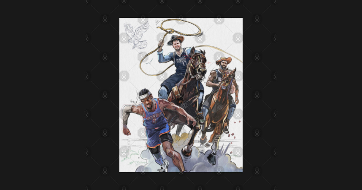 Shai Gilgeous-Alexander, Luka Doncic & Kyrie Irving Cowboys Always Win ...