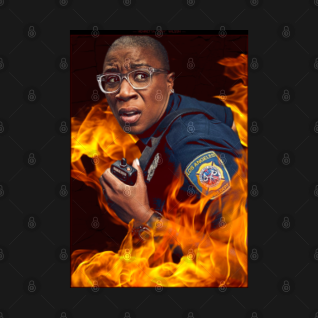 911 - Henrietta ‘Hen’ Wilson - Flames - 911 - T-Shirt | TeePublic