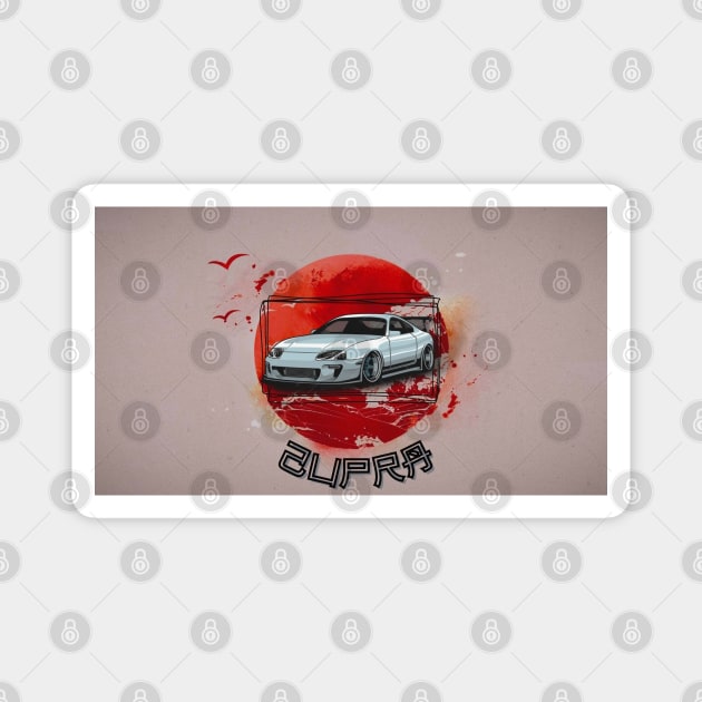 Supra Mk4 - Supra - Magnet | TeePublic