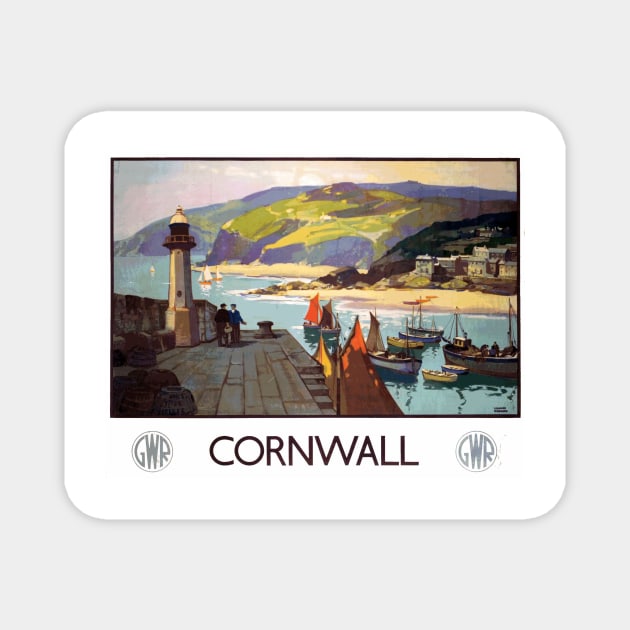 Vintage British Rail Travel Poster: Cornwall - Cornwall Holiday ...