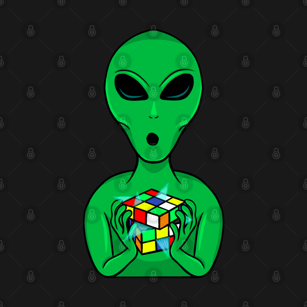 Alien - Rubik's Cube Inspired Design for people who know How to Solve a ...