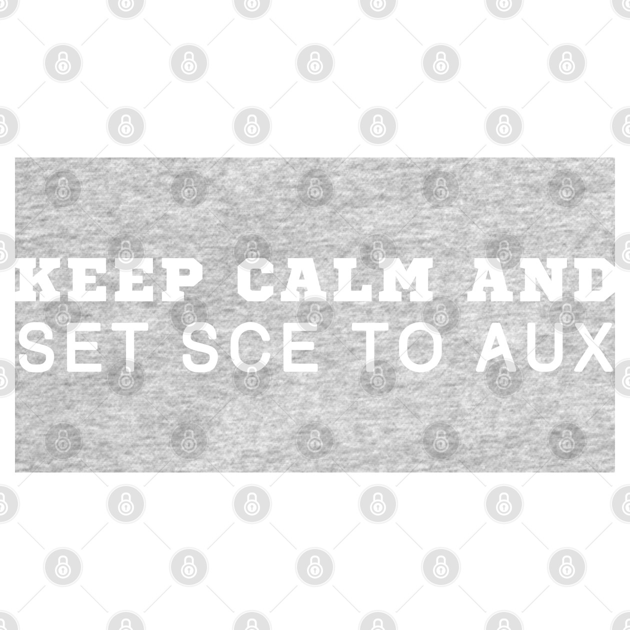 Keep Calm And Set Sce To Aux - Keep Calm And Set Sce To Aux - Baseball ...