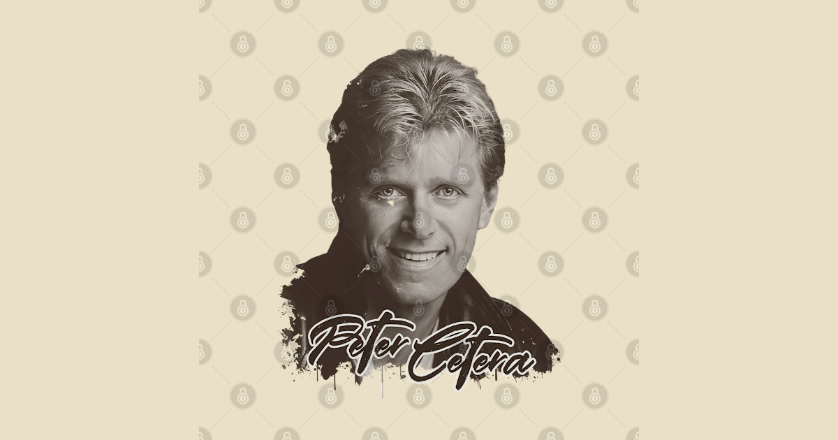 Peter Cetera // Photo Vintage Retro Look Fan Design - American Rock - T ...