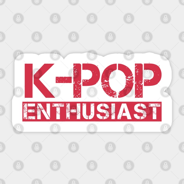 k-pop enthusiast - K Pop - Sticker | TeePublic