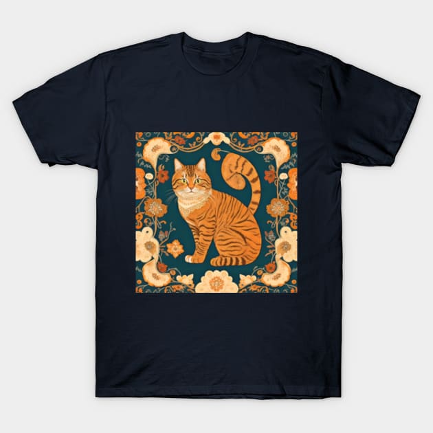 Rug Pattern inspired-Persian cat design - Rug - T-Shirt | TeePublic