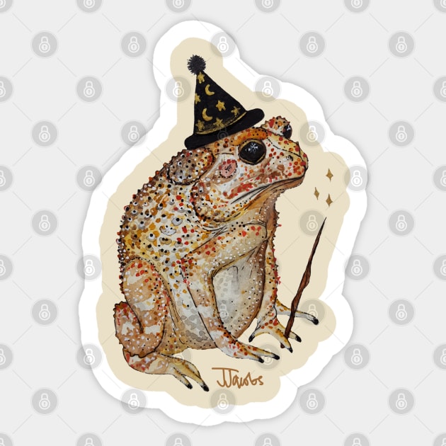 Mystical Mr. Toad - Halloween Wizard Toad - Sticker | TeePublic