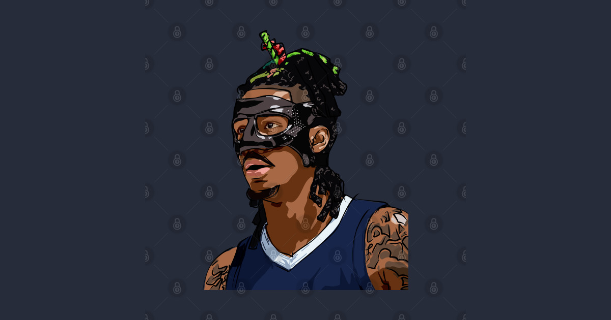 Masked Ja Morant - Ja Morant - T-Shirt | TeePublic