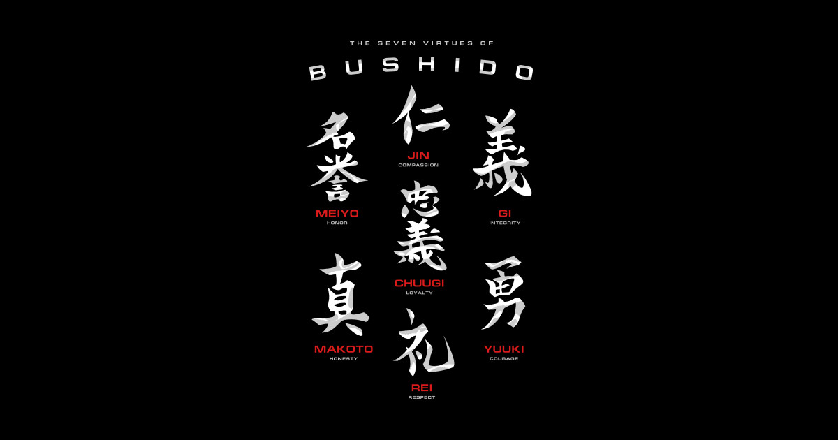 Bushido Code Black - Bushido - Posters and Art Prints | TeePublic
