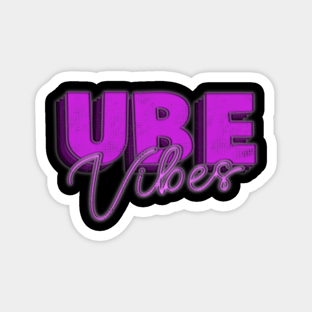 Funny - "Ube Bae Flavor" - Ube Vibes - Apparel - Magnet | TeePublic