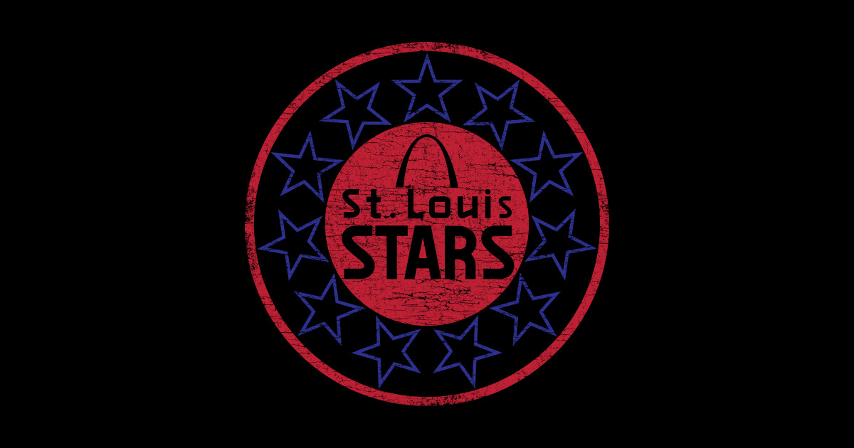 St Louis Stars Vintage T-shirt - St Louis Stars - Sticker | TeePublic