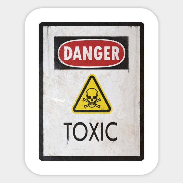 toxic warning sticker