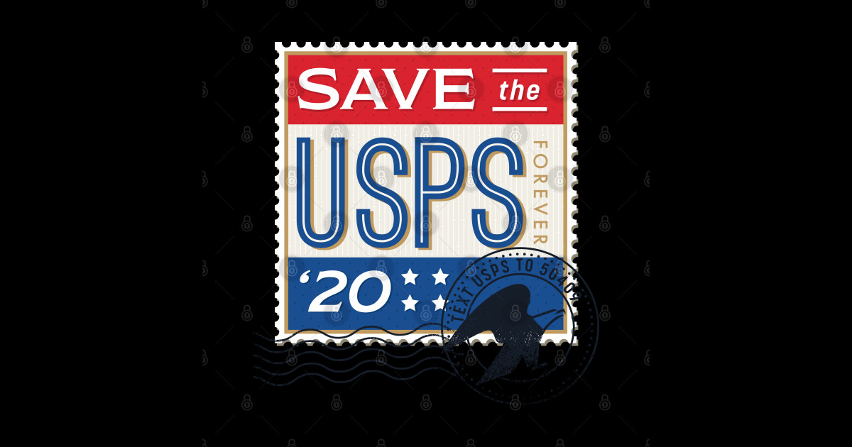 SAVE THE USPS - Postal Service - Pin | TeePublic