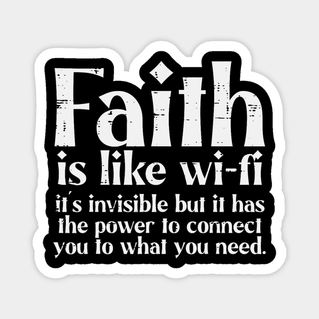 Faith Is Like Wifi God Jesus Religious Christian Men Women - Wifi God ...