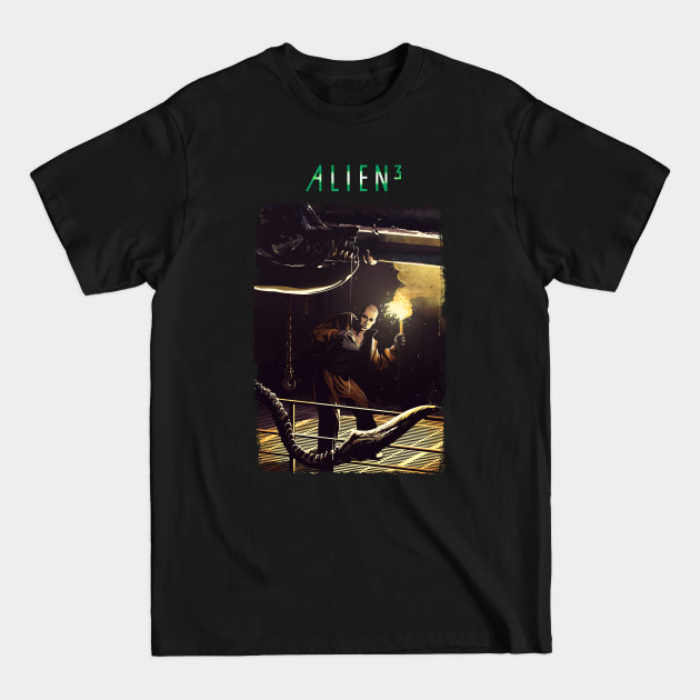 Alien 3. Ripley And The Xenomorph - Xenomorph - T-Shirt Designed & Sold ...
