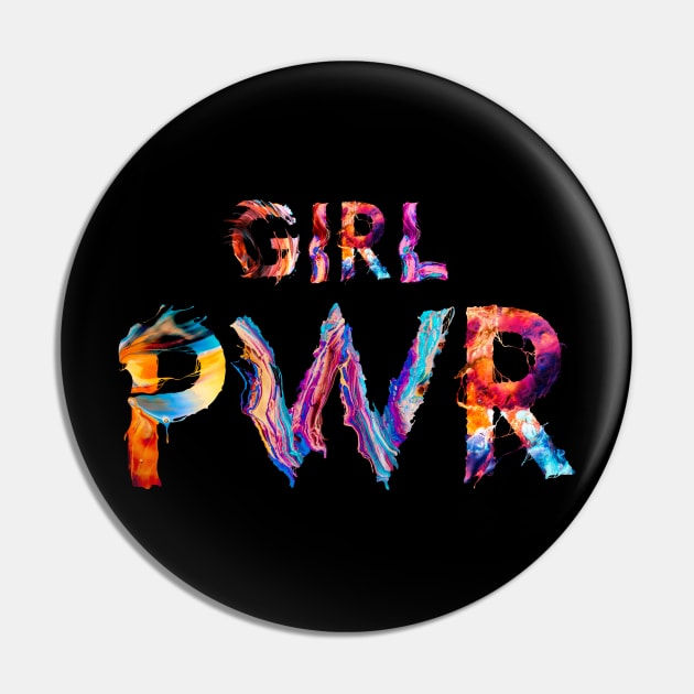 Girl Power - Girl Power Feminism - Pin | TeePublic