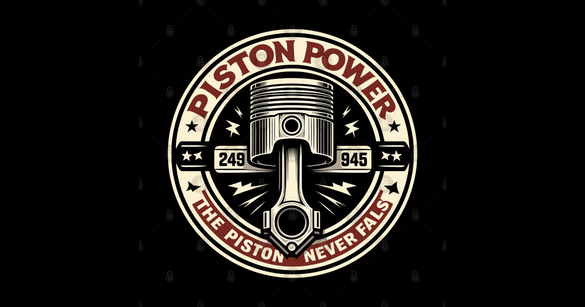 Piston - Piston - Sticker | TeePublic