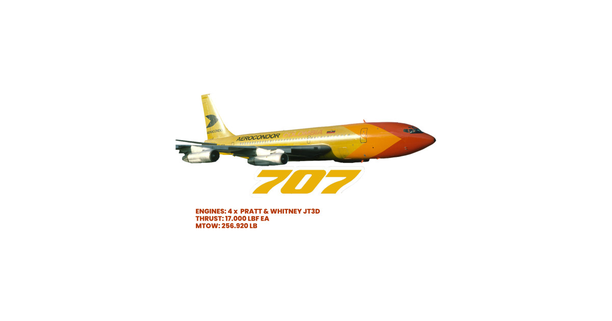 boeing 707 design - Boeing 707 - T-Shirt | TeePublic