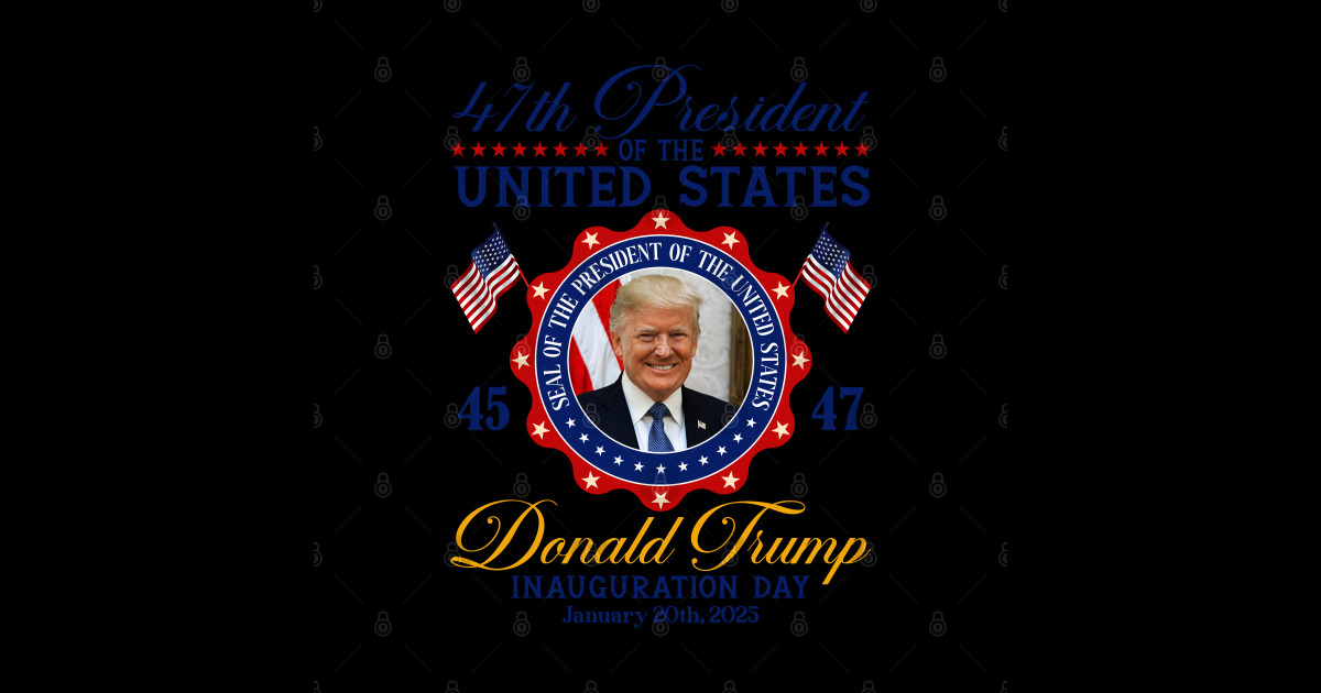 President Donald Trump Inauguration Day 2025 Memorabilia - President ...