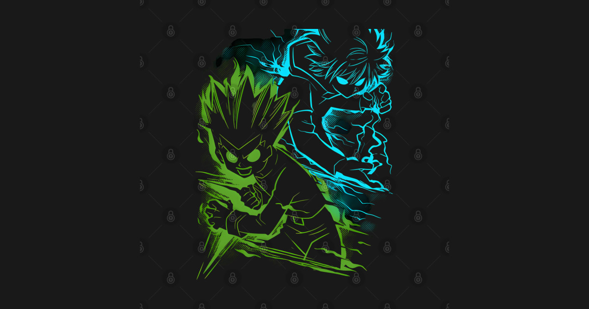 ua X Gon - Killua Gon Anime - T-Shirt | TeePublic