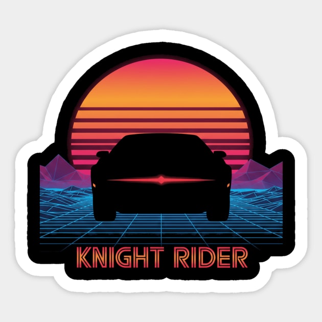 Knight Rider 80's - Knight Rider - Sticker | TeePublic