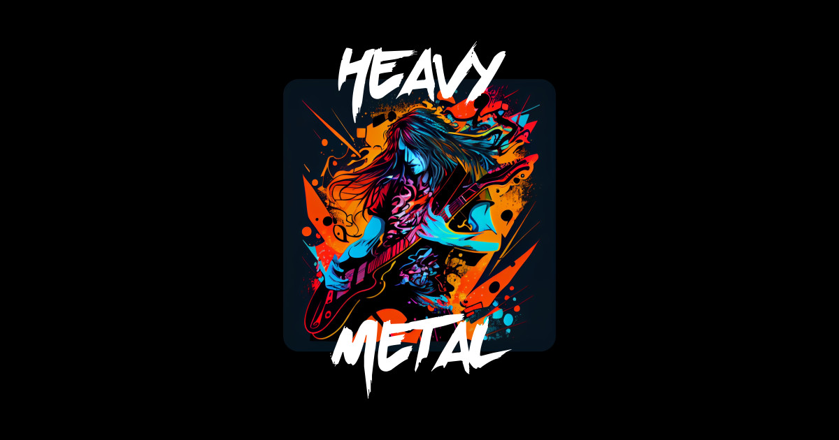 Graffiti Style - Heavy Metal 6 - Heavy Metal - Sticker | TeePublic