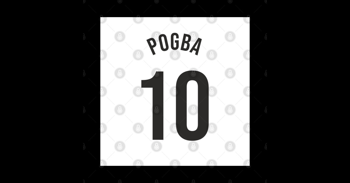 Pogba 10 Home Kit - 22/23 Season - Paul Pogba - Sticker | TeePublic