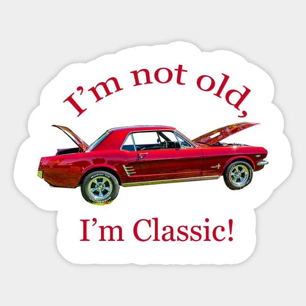 1966 Ford Mustang - 1966 Ford Mustang - Sticker | TeePublic