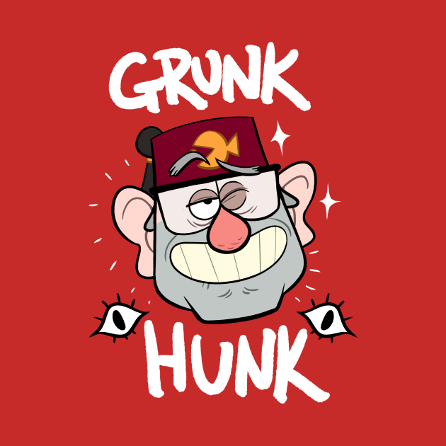 Grunk Hunk - Gravity Falls - T-Shirt | TeePublic