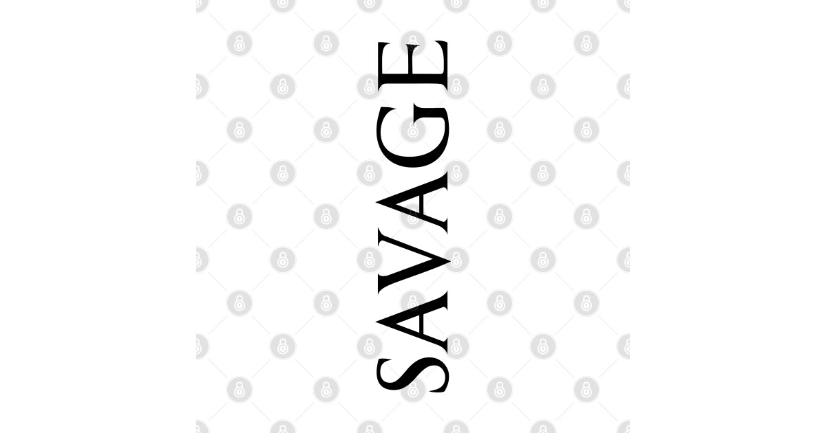 Savage Cool Word Art Minimalist Aesthetic Design - Christmas 2023 - T ...
