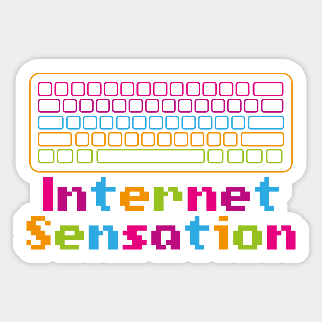 Mechanical keyboard Internet sensation - Internet Sensation - Sticker ...
