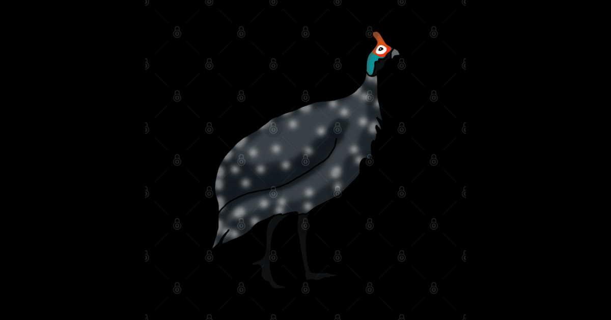 Ginny the Fowl No 1 - Guinea Fowl - Posters and Art Prints | TeePublic