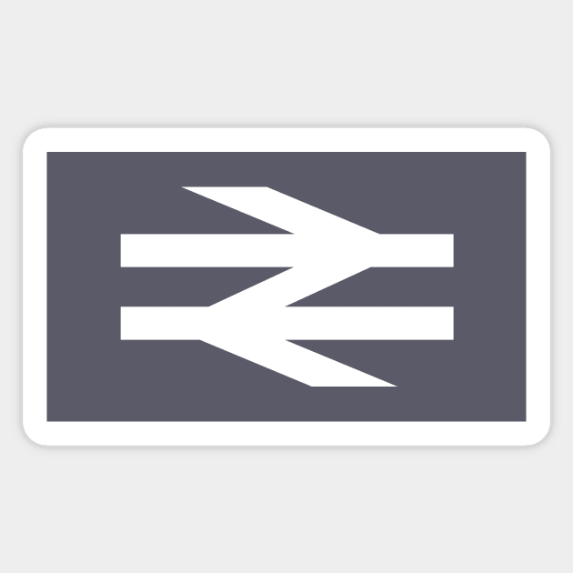 Rail Symbol Logo - Rail Logo - Sticker | TeePublic